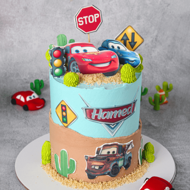 Get ready to race with our McQueen Cars Cake | Order now