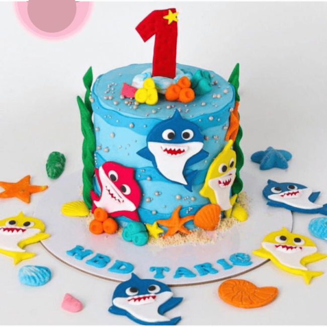 Baby Shark Cake | Baby Shark Birthday Cake Dubai - Order Now
