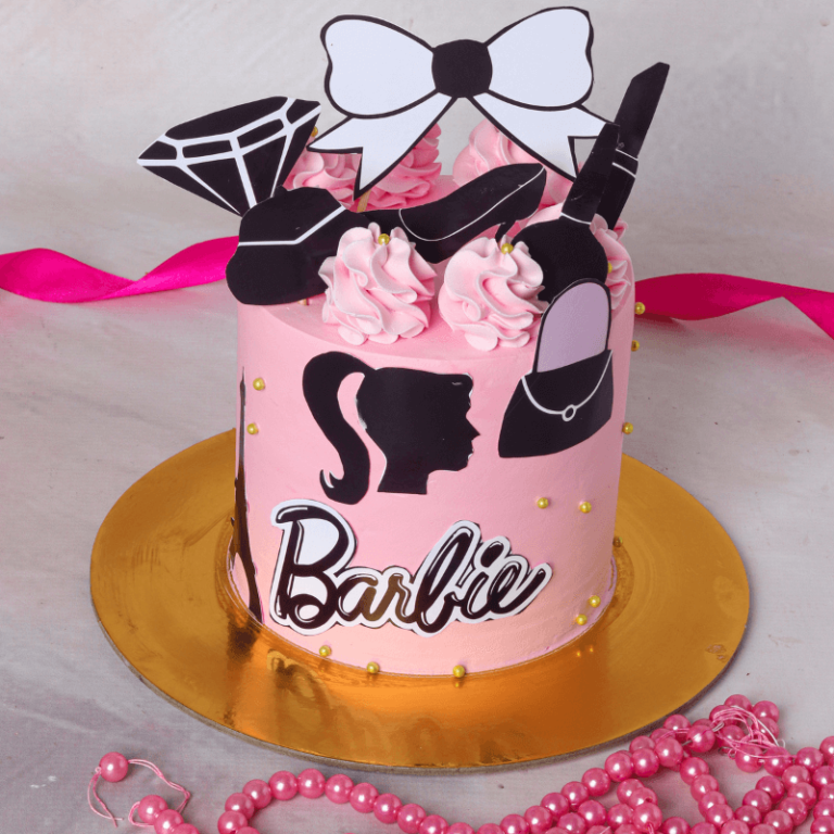 Adorable Pink Barbie Cake | Perfect for Princess Birthdays