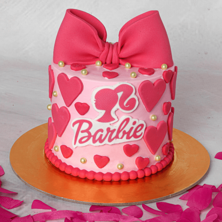 Adorable Pink Barbie Cake | Perfect for Princess Birthdays