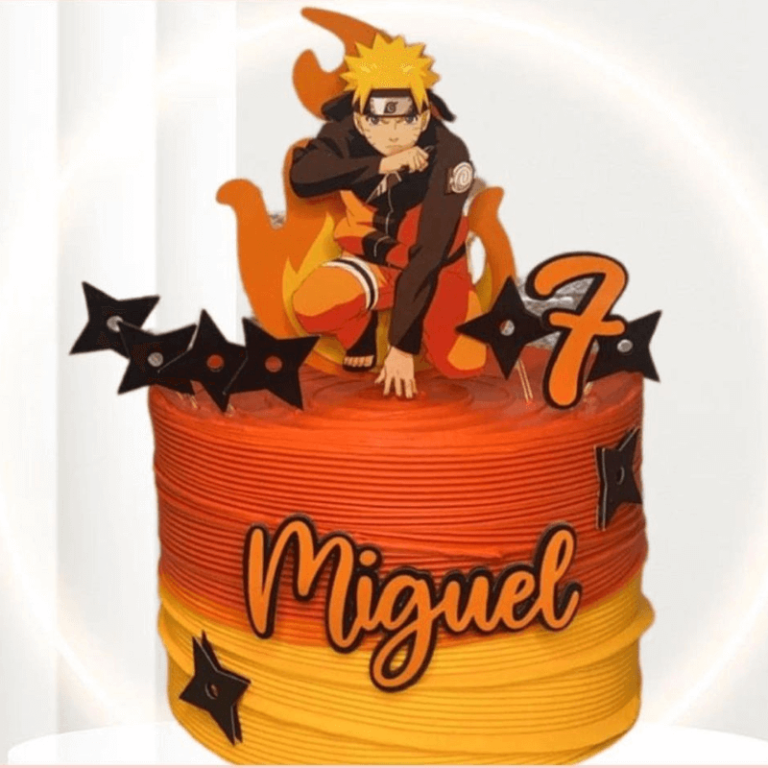 Summon the Flavor with Our Naruto Cake - CreamOne Dubai