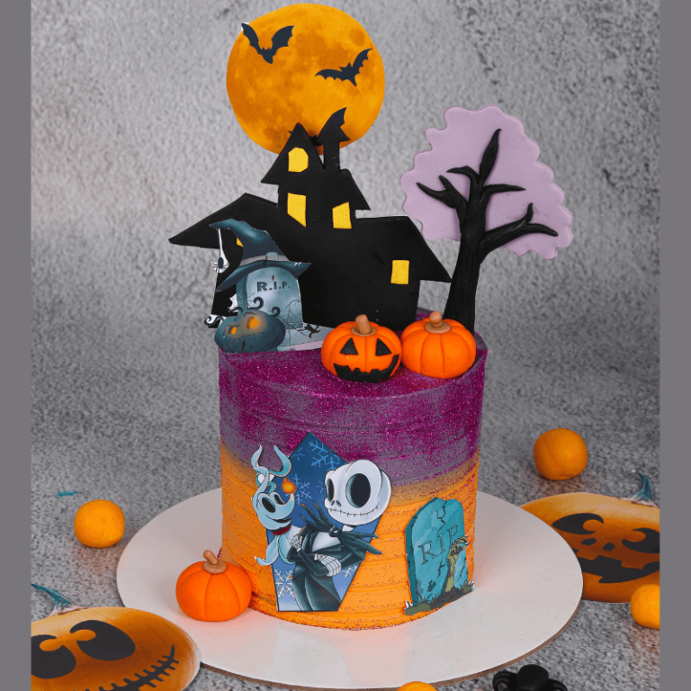 Halloween Theme Cake - Order CreamOne's Spooktacular Design
