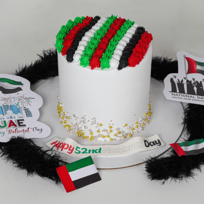 National Day UAE Cake - Celebrate Patriotic Flavors | Order
