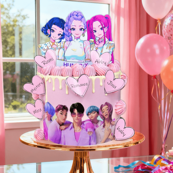 KPop Theme Cake – Trendy Music Lover Cake | 98 AED per KG