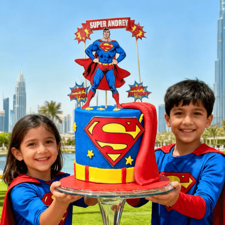 Superman Kids Cake – Superhero Birthday Cake